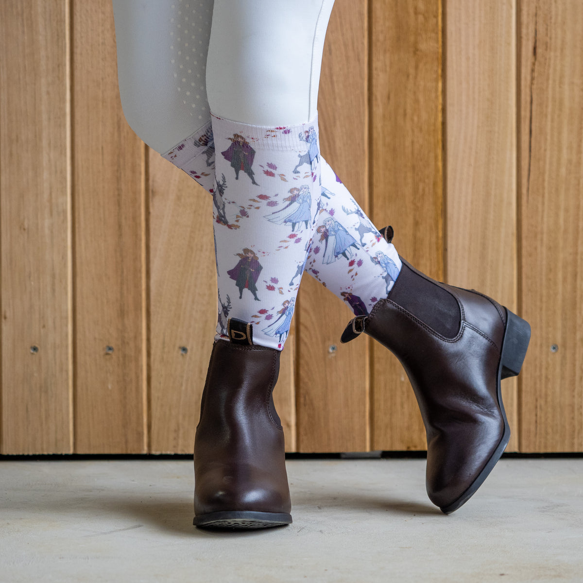 Disney's Frozen Elsa & Anna Riding Socks - Childs – Lara Tweedie Equestrian
